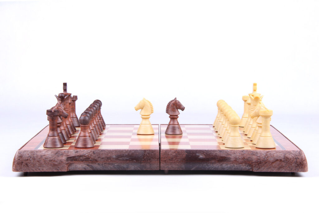 Folding Magnetic Wooden Color Chess with UB design – 2306L & 2706L ...