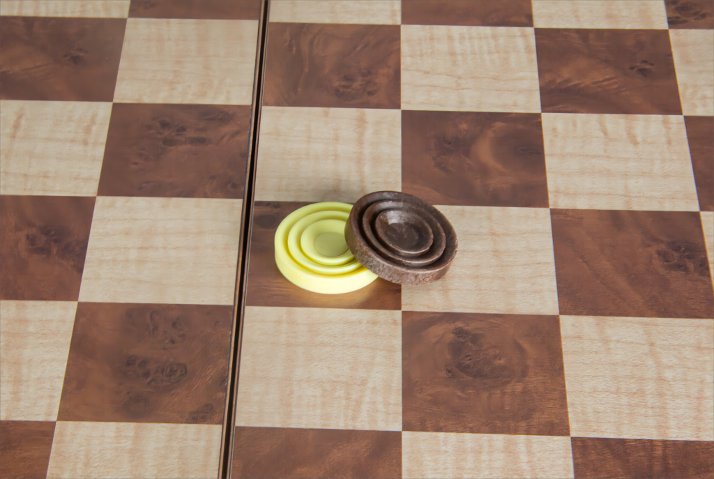 2 in 1 Folding Peach Wood Chess & Checkers Set With- 4856-C - SHANTOU ...